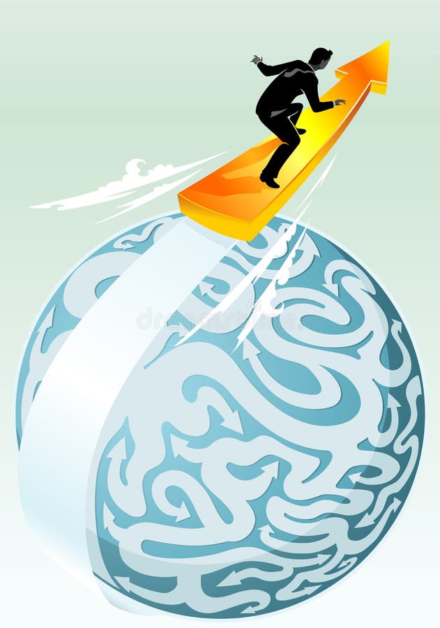 Libertad corporativa ilustración del vector. Ilustración de resaca ...