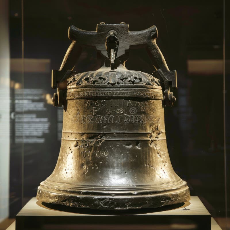 The Liberty Bell Freedom and History Stock Image - Image of display ...