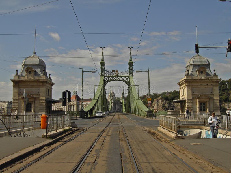 Liberty Bridge stock photo. Image of municipal, cityscape - 19854448