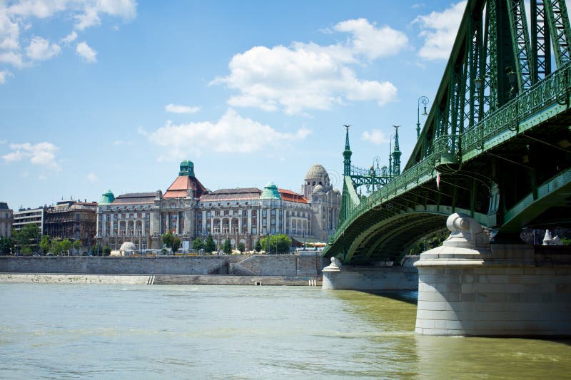 Liberty Bridge stock image. Image of scene, hungary, josef - 26282291
