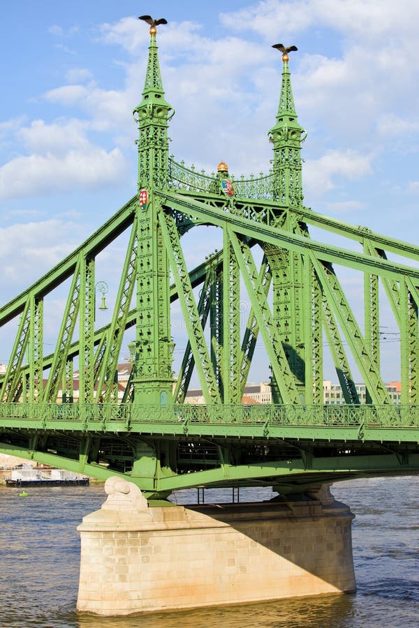 Liberty Bridge in Hungary stock image. Image of szabadsag - 26520279