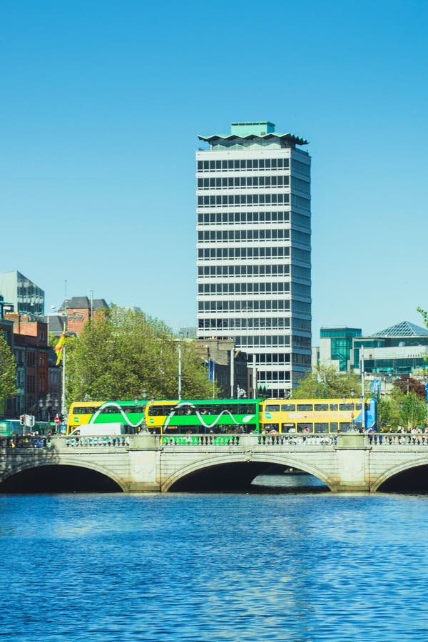 Old Buses Crossing VEF Bridge in Riga, during Riga Retro 2019 Editorial ...
