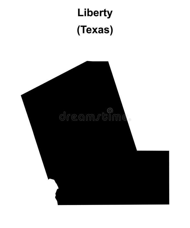 Liberty outline map stock vector. Illustration of border - 361792689