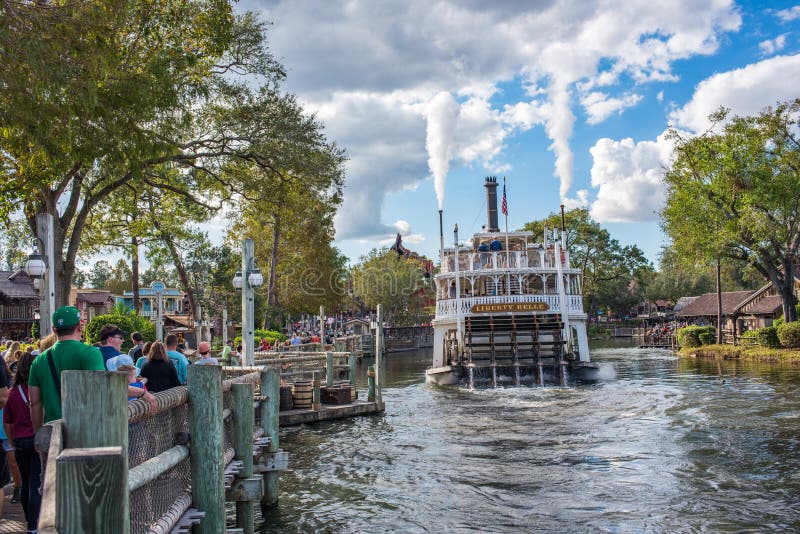 Liberty Square Riverboat, Liberty Belle Al Regno Magico Immagine Stock ...