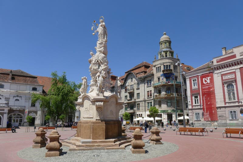 Liberty Square, Timisoara Rumania Fotografía editorial - Imagen de ...