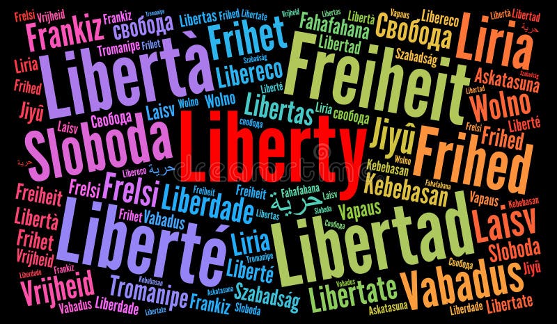 The Word Freedom In Different Languages