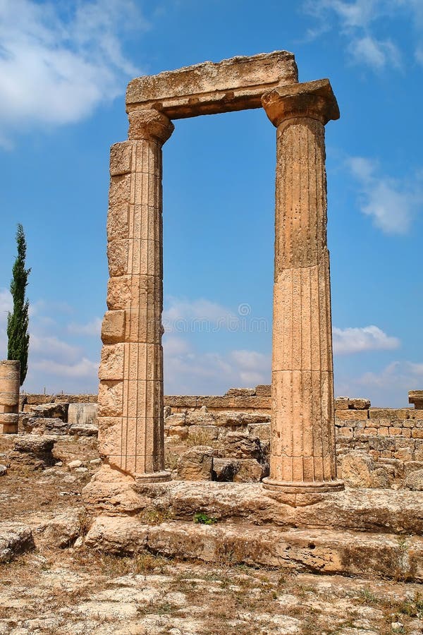 Libia stock photo. Image of desert, architrave, steps - 39354552