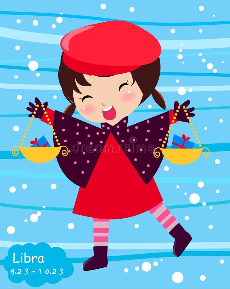 Libra Zodiac Kid Stock Illustrations – 161 Libra Zodiac Kid Stock ...