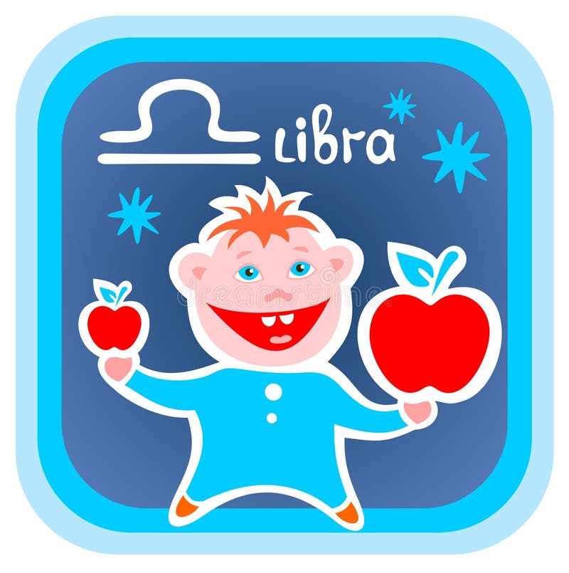 Libra stock vector. Illustration of drawing, sign, humorous - 7282890