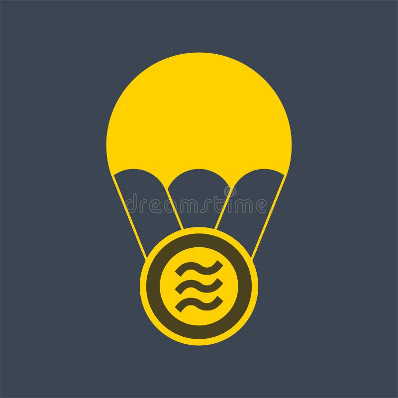 Libra Coin Concept Growth Chart on Medal Coin Background.vector ...