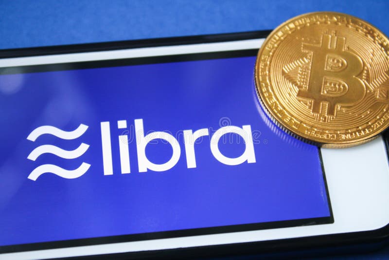 Libra Facebook Cryptocurrency Screen Mobile Iphone. Bitcoin ...