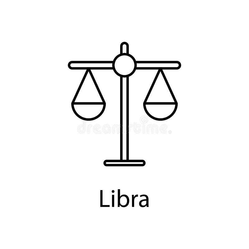 Libra Icon. Element of Web Icon with Name for Mobile Concept and Web ...