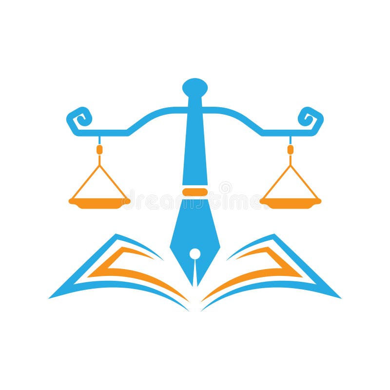 Libra logo icon design stock illustration. Illustration of justice ...