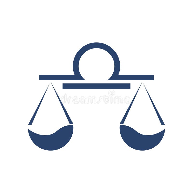 Libra logo icon design stock illustration. Illustration of judge ...