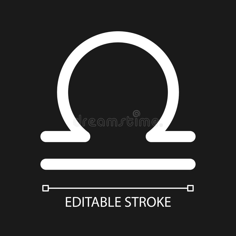 Libra Pixel Perfect Minimalistic White Linear Icon for Dark Theme Stock ... Libra Pixel Perfect Minimalistic White Linear Icon for Dark Theme Stock ...