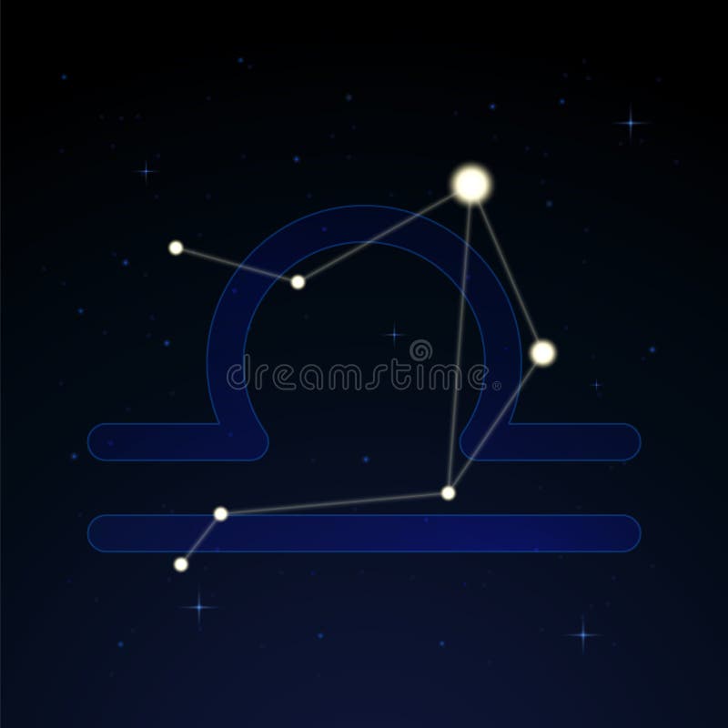 Libra, the scales. stock vector. Illustration of vector - 187499732