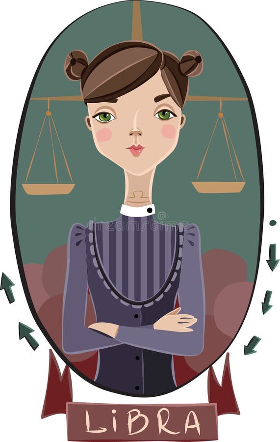 Libra stock vector. Illustration of astrology, freshness - 39803684