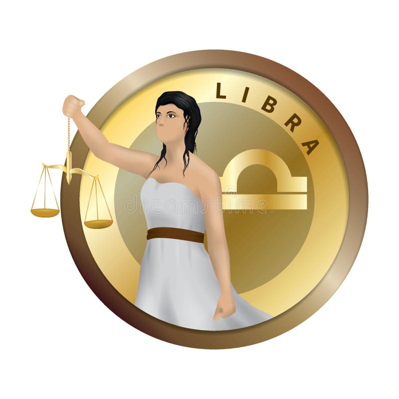 Libra. Vector Illustration Decorative Design Stock Vector ...