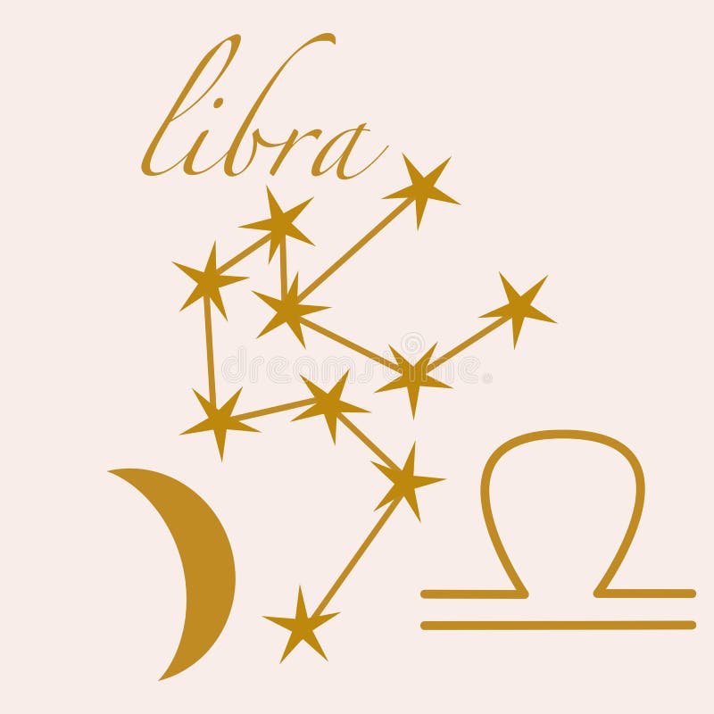 Libra vector illustration stock vector. Illustration of horoscope ...
