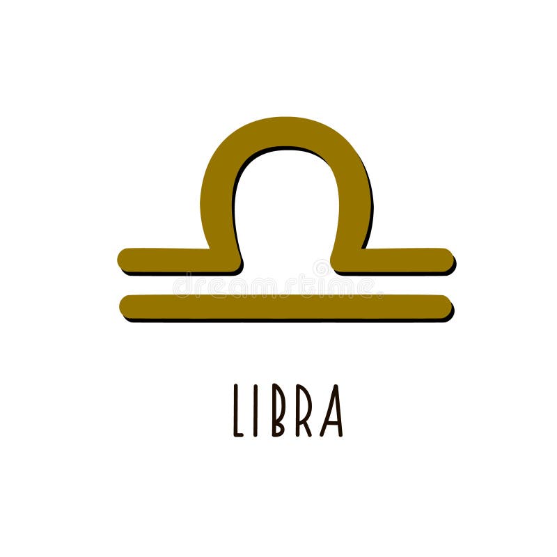 Libra. Vector Zodiac Sign Libra Sign Stock Vector - Illustration of ...