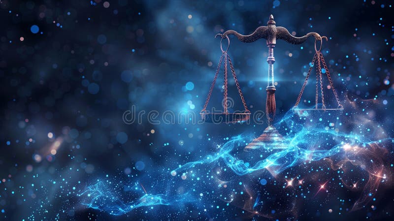 Libra Zodiac Sign. Libra Astrological Horoscope Stock Illustration ...