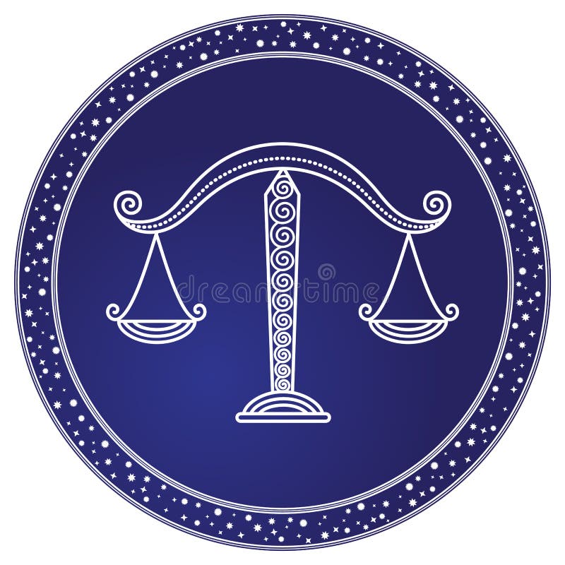 Libra Zodiac Sign, Design of Astrological Symbol Stock Vector ... Libra Zodiac Sign, Design of Astrological Symbol Stock Vector ...