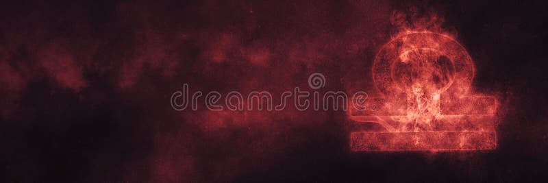 Libra Zodiac Sign. Libra Horoscope Sign. Template Text Room Stock ...