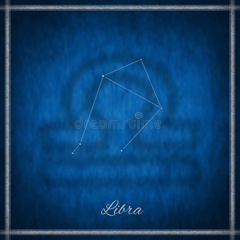 Libra Zodiac Sign, Libra Symbol Stock Illustration - Illustration of ...