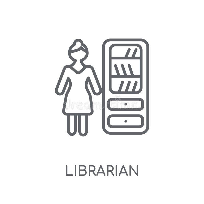 Outline Librarian Stock Illustrations – 364 Outline Librarian Stock ...
