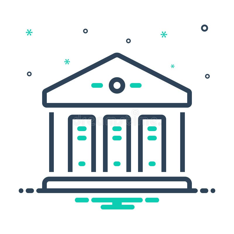 Mix Icon for Libraries, Book and Store Stock Illustration - Illustration of vector, logo: 265020963