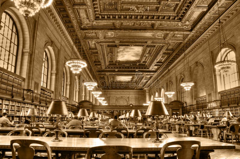 New York Public Library editorial photography. Image of student - 35229167