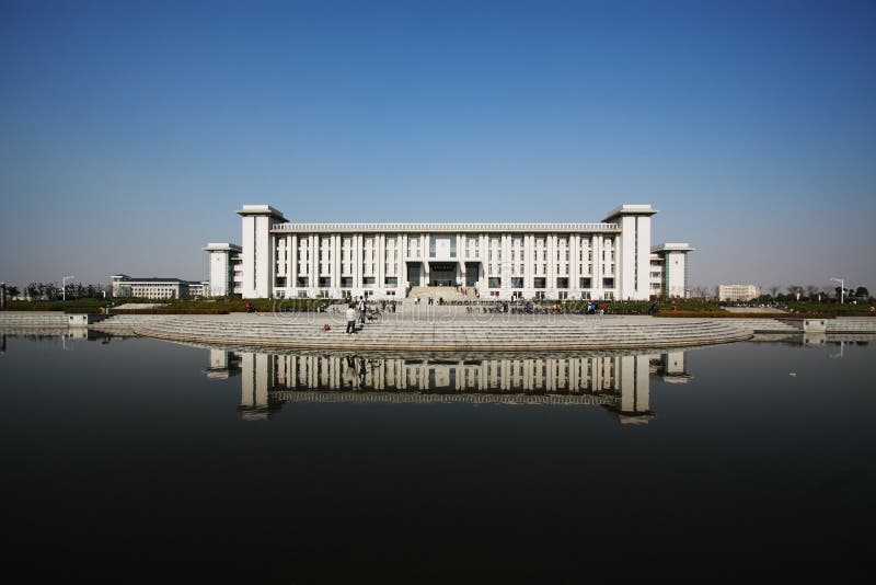 Library stock image. Image of reflection, pond, sunny - 15755255
