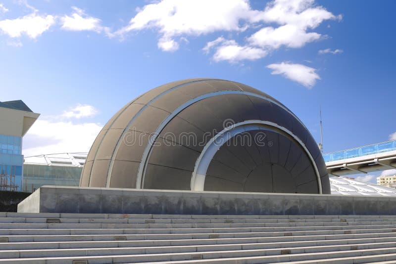 The New Library Of Alexandria Stock Photo - Image of pattern, palm ...