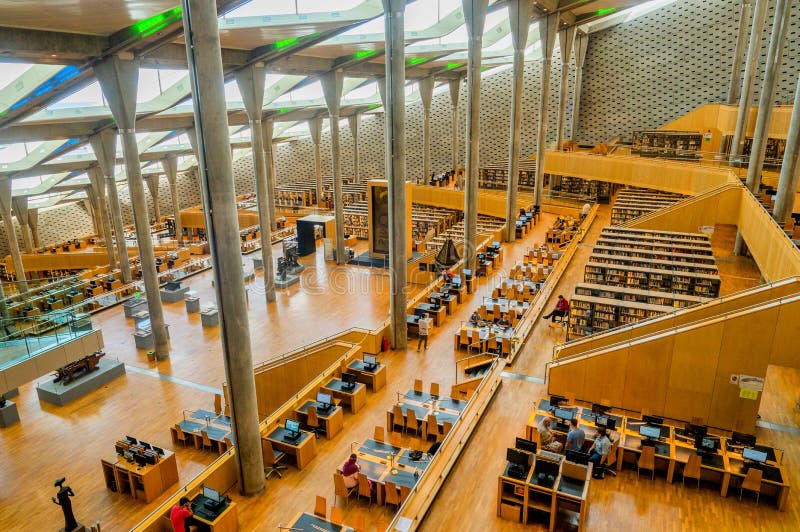 The Library of Alexandria in Egypt Editorial Photography - Image of ...