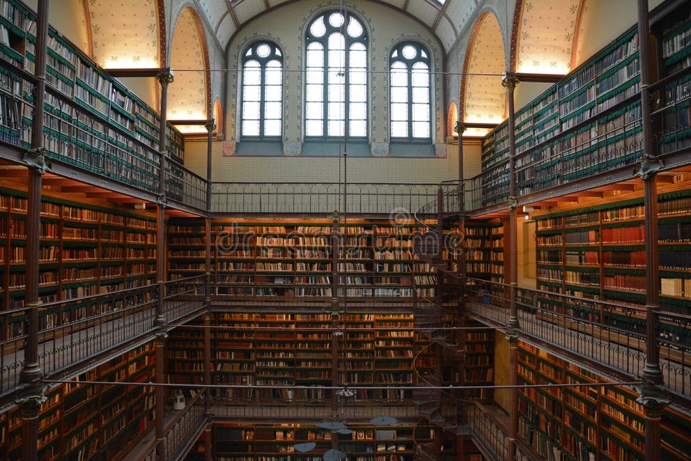 Library Amsterdam Historical Museum Famous Editorial Stock Image ...