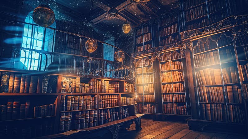 Library Background Illustration Photo Stock Illustration - Illustration ...