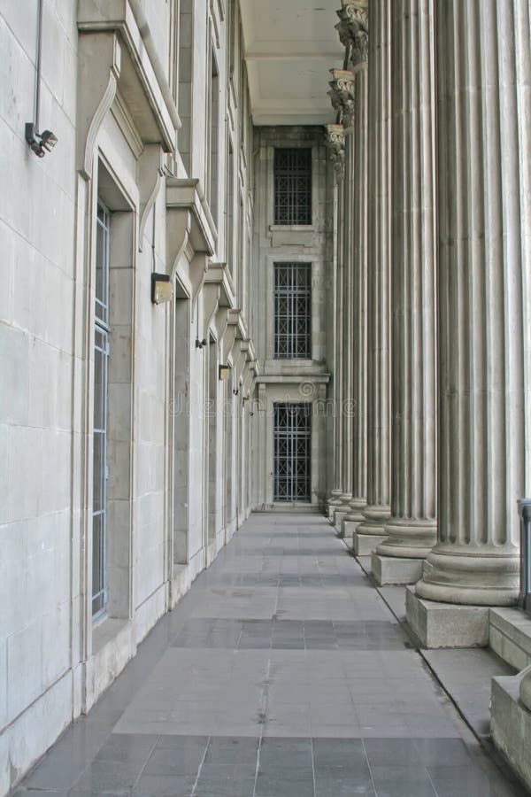 Roman Greek Architecture Design in Pillars or Colu Stock Photo - Image ...