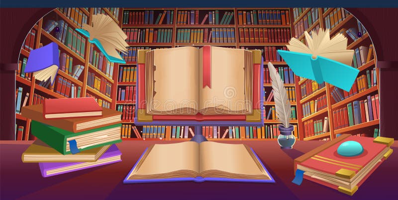 Flying books stock vector. Illustration of cover, information - 2915033