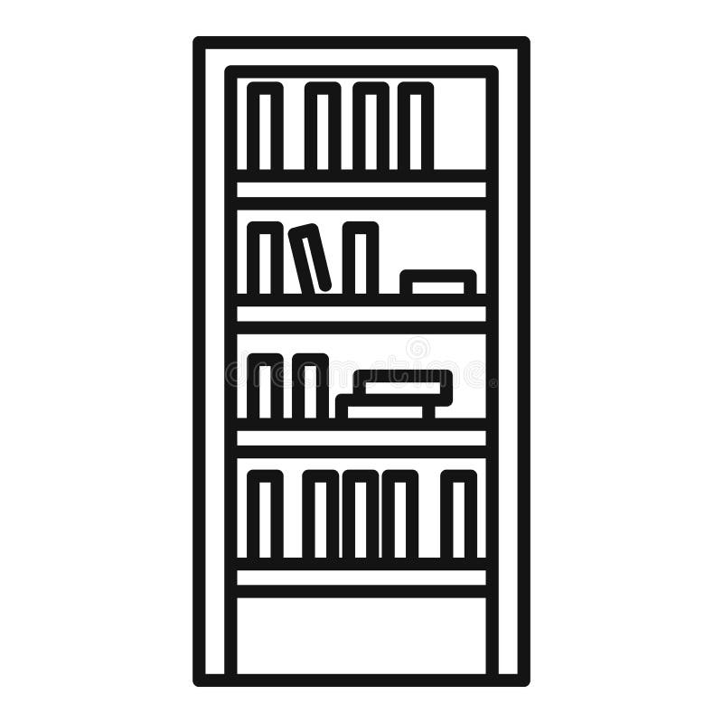 Library Book Wardrobe Icon, Outline Style Stock Vector - Illustration ...