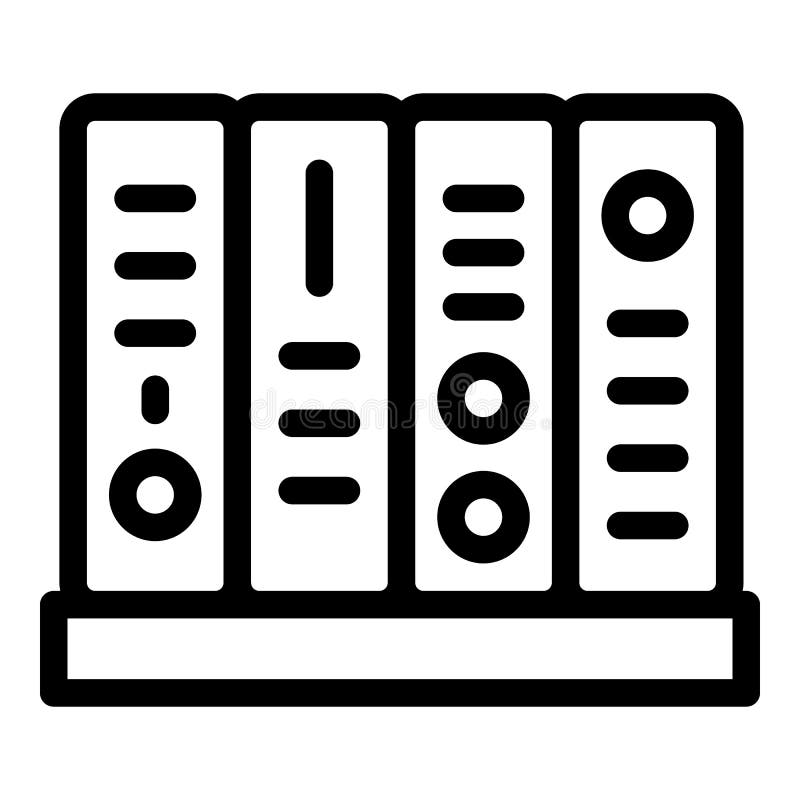 Library Books Outline Stock Illustrations – 6,813 Library Books Outline ...