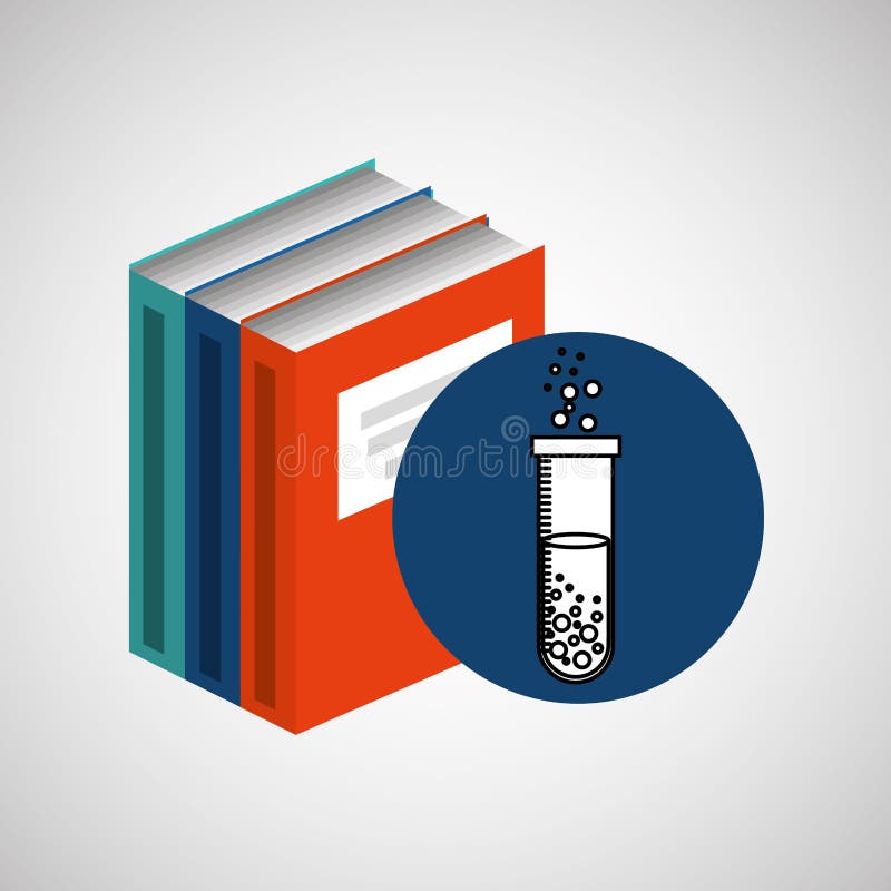 Library Books School Science Chemistry Stock Vector - Illustration of ...