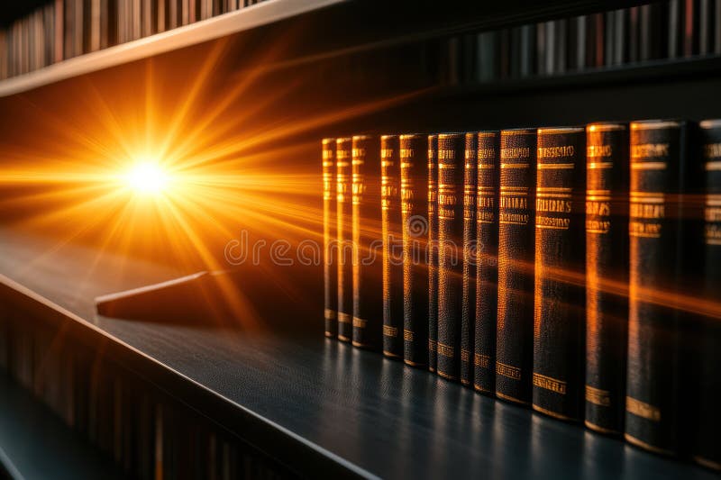 Library Bookshelf with Publications - an Image of a Bookshelf in a ...