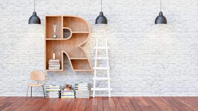Letter R Bookcase Stock Illustrations – 8 Letter R Bookcase Stock ...