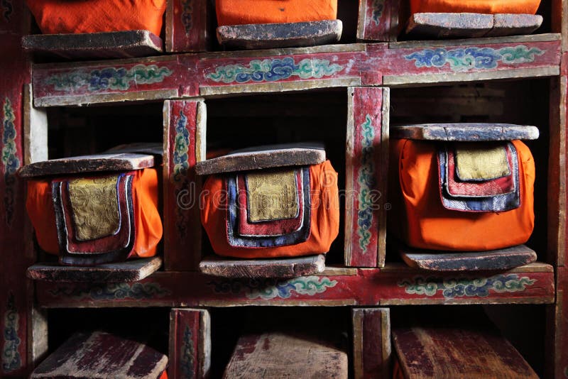Library in Buddhist Monastery Stock Photo - Image of library, ladakh ...