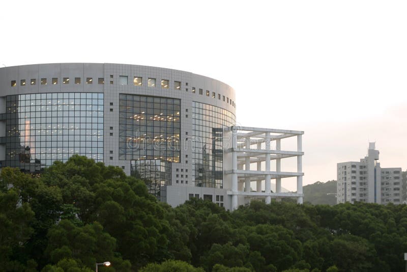 The Library Building at HKUST, Hong Kong 2 Sept 2004 Editorial Stock ...