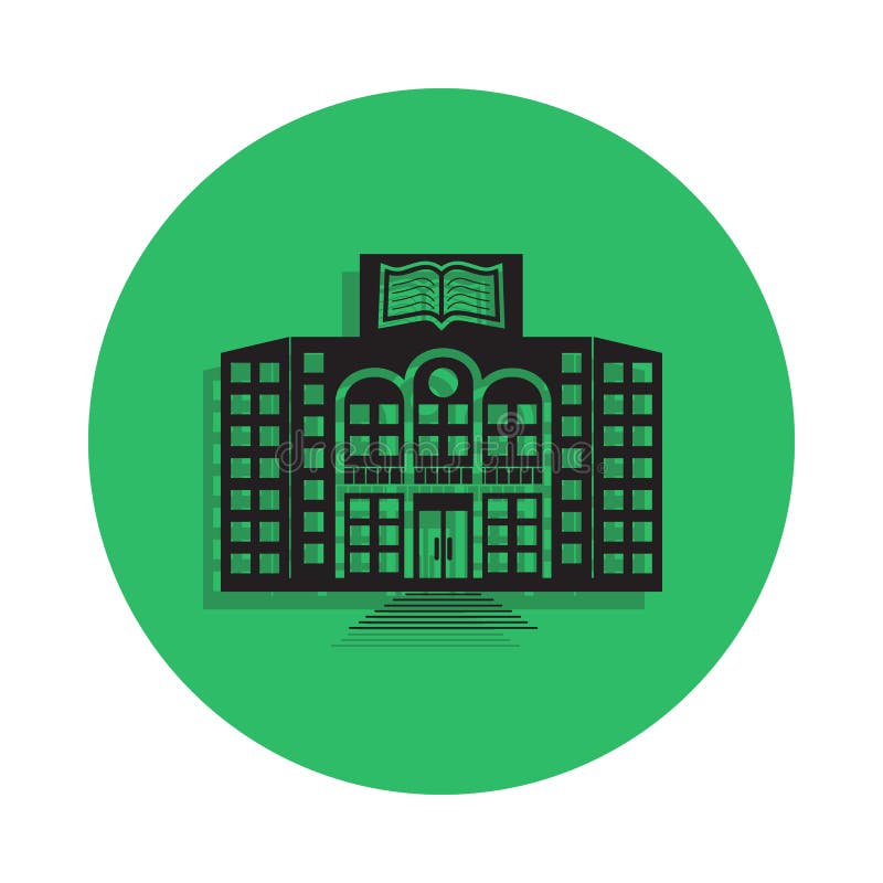 Library Building Illustration. Element of Library Icon for Mobile ...