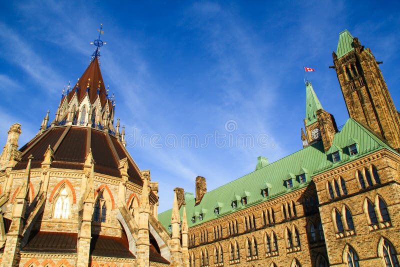 Library of Canadian Parliament in Ottawa, Canada Editorial Photo ...