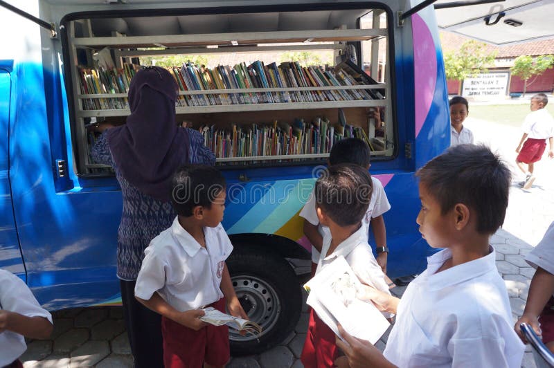 Library car editorial photography. Image of elementary - 61850032