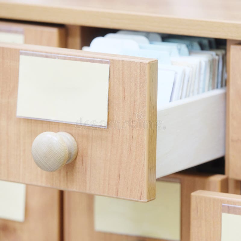 A library catalog stock image. Image of case, depository - 65778557