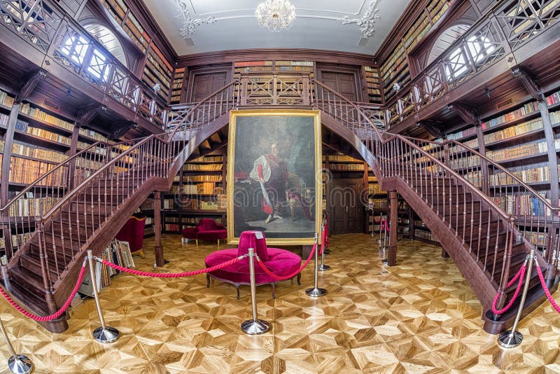 Library in the Chateau De Chantilly, France Editorial Stock Photo ...